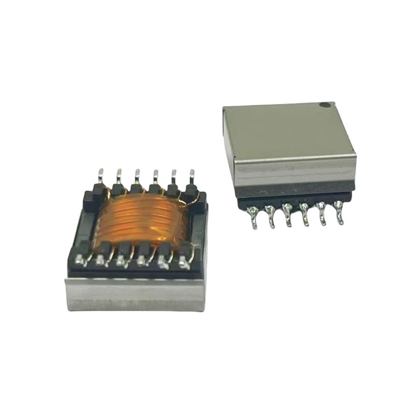 EFD20 Horizontal High Frequency Transformer with Iron Case SMD Transformer Bobbin